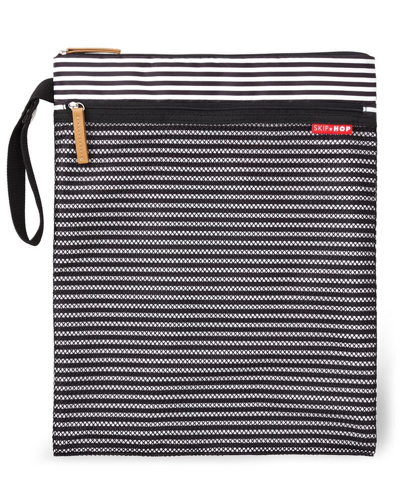 Skip Hop Grab & Go Wet/Dry Bag-Black White Stripe – idealbaby